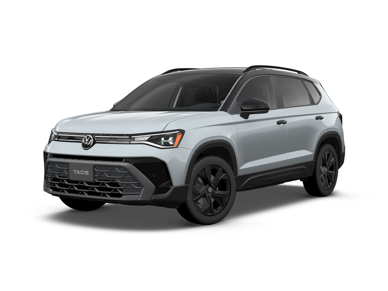 New Monument Gray w/Deep Black Roof 2025 Volkswagen Taos SE Black for ...