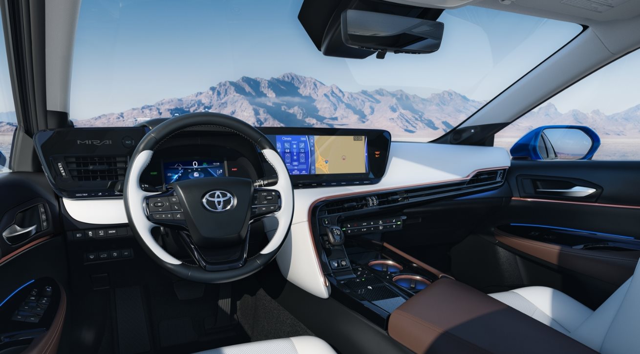 2021 toyota mirai interior store